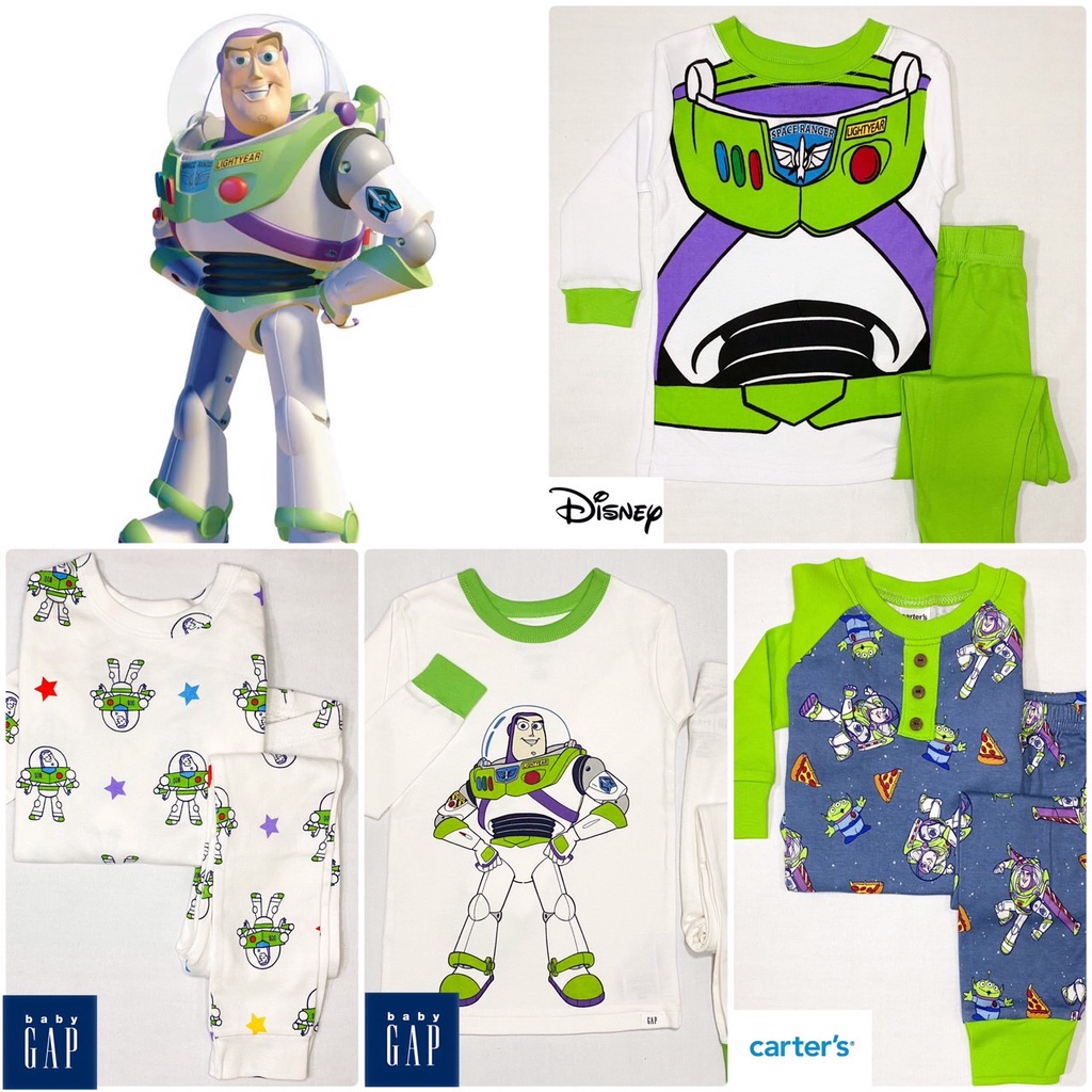 ชุดนอนเด็ก ชุดนอนสลิมฟิต ชุดนอนกันหนาว ชุดนอนเด็กงานแบรนด์แท้ ผ้านุ่ม ชุดนอน Baby Gap 4Y-5Y ลาย ...