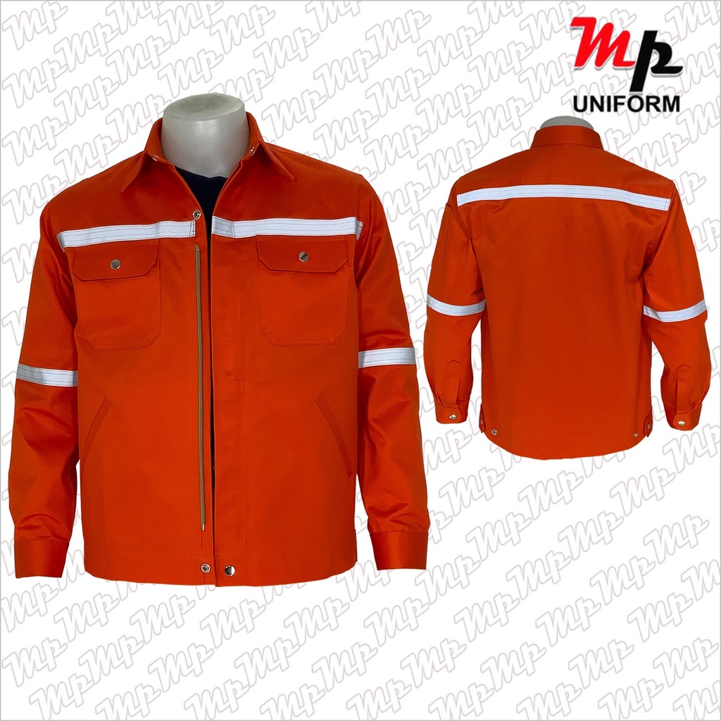 MP UNIFORM เสื้อช่างผ้าเวสปอยท์ ผ้าหนา ทนความร้อน กันสะเก็ดไฟ ประกายไฟ ...