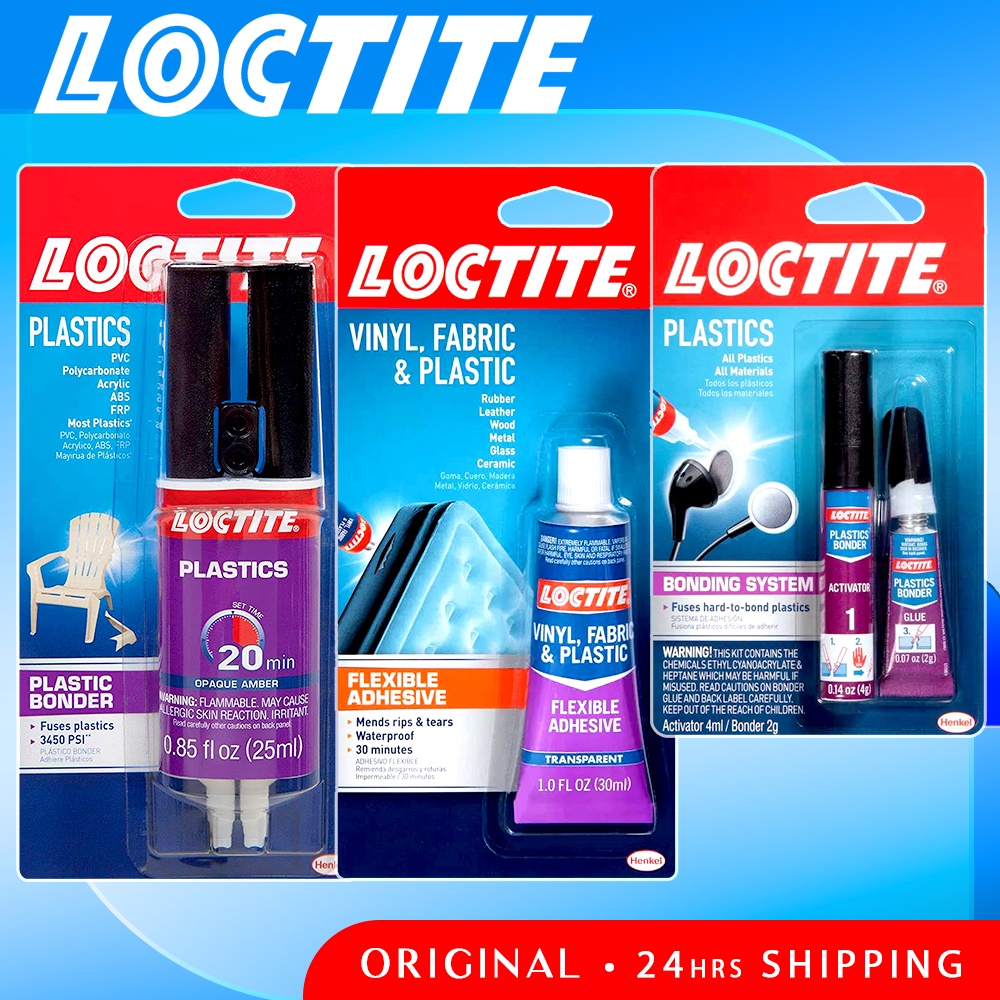 Loctite Threadlocker Blue 242, ไวนิล, ผ้าและพลาสติกซ่อมอีพ็อกซี่พลาสติก ...