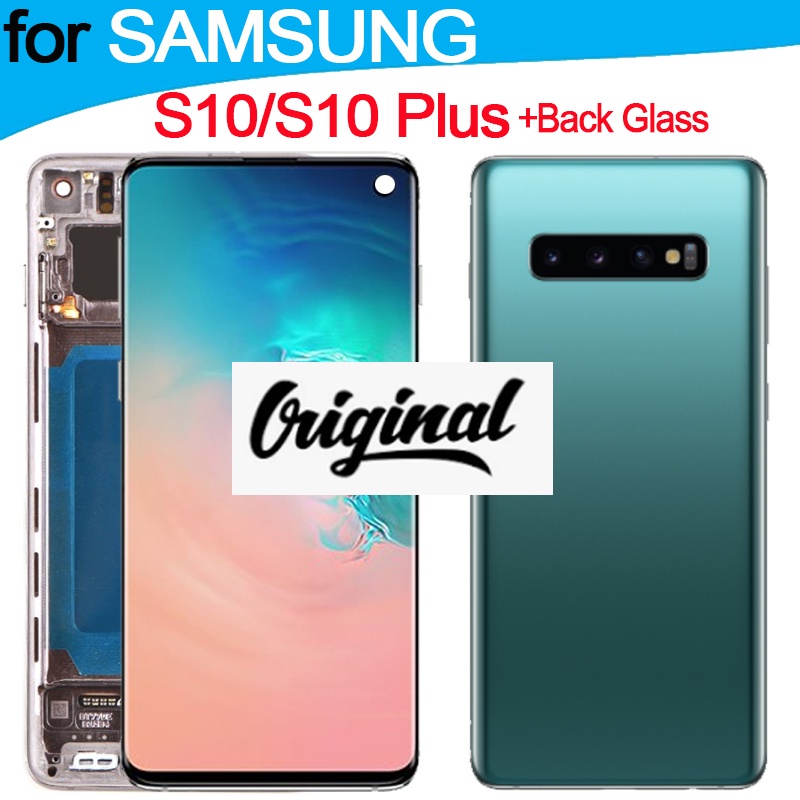 Original AMOLED LCD Replacement for SAMSUNG Galaxy S10 S10 Touch Screen ...