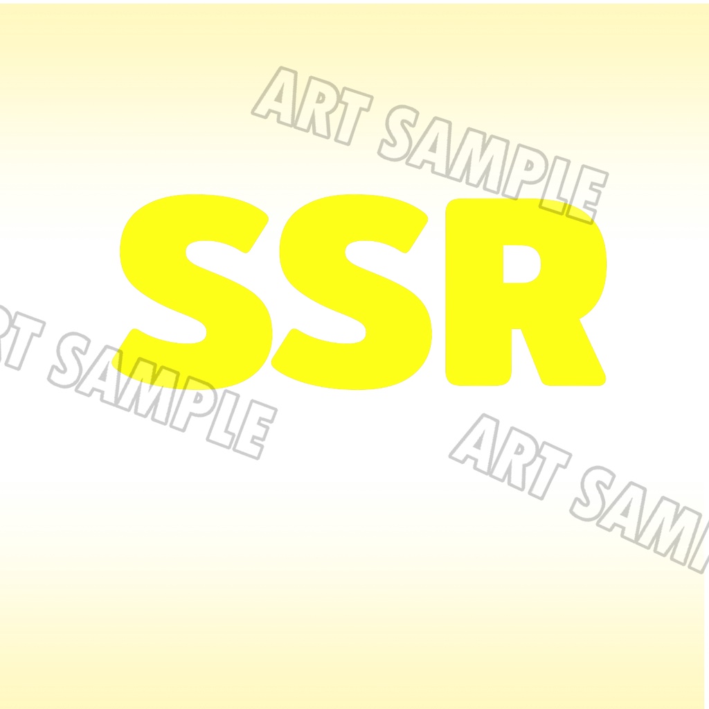 Sticker SSR สติ๊กเกอร์ 2 ชิ้น SSR DIY สติกเกอร์ Anime Stickers | Shopee ...