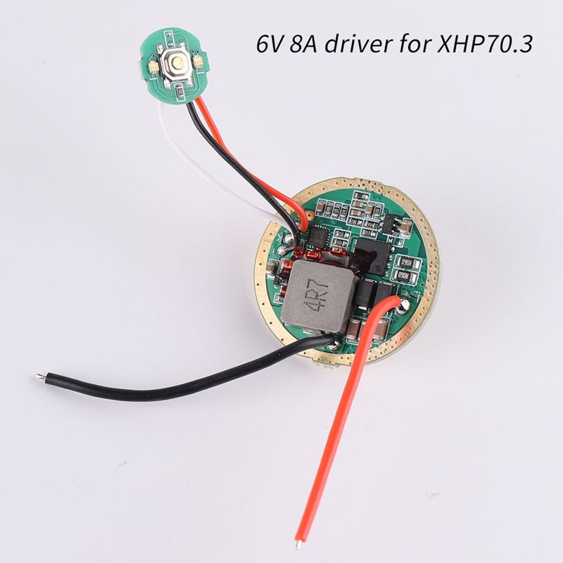 ไดรเวอร์ 6V 8A 30 มม. สําหรับไฟฉาย LED XHP70.3 | Shopee Thailand