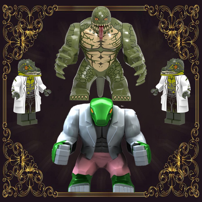 บล็อกตัวต่อ รูปภาพยนตร์ Lizard Peter Parker Marvel ของเล่นเสริมการเรียน ...