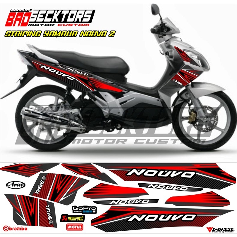 กราฟฟิคเท่ YAMAHA NOUVO Z STRIPING | Shopee Thailand