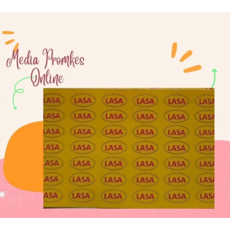 สติ๊กเกอร์ฉลาก Lasa And High Alert Double Check | ฉลากยาแข็ง | ป้าย ...