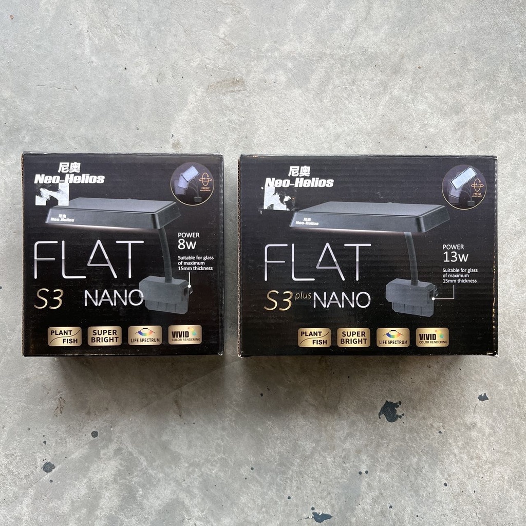 Aquanice Neo-Helios S3 plus Flat 8W/13W RGB LED สี | Shopee Thailand