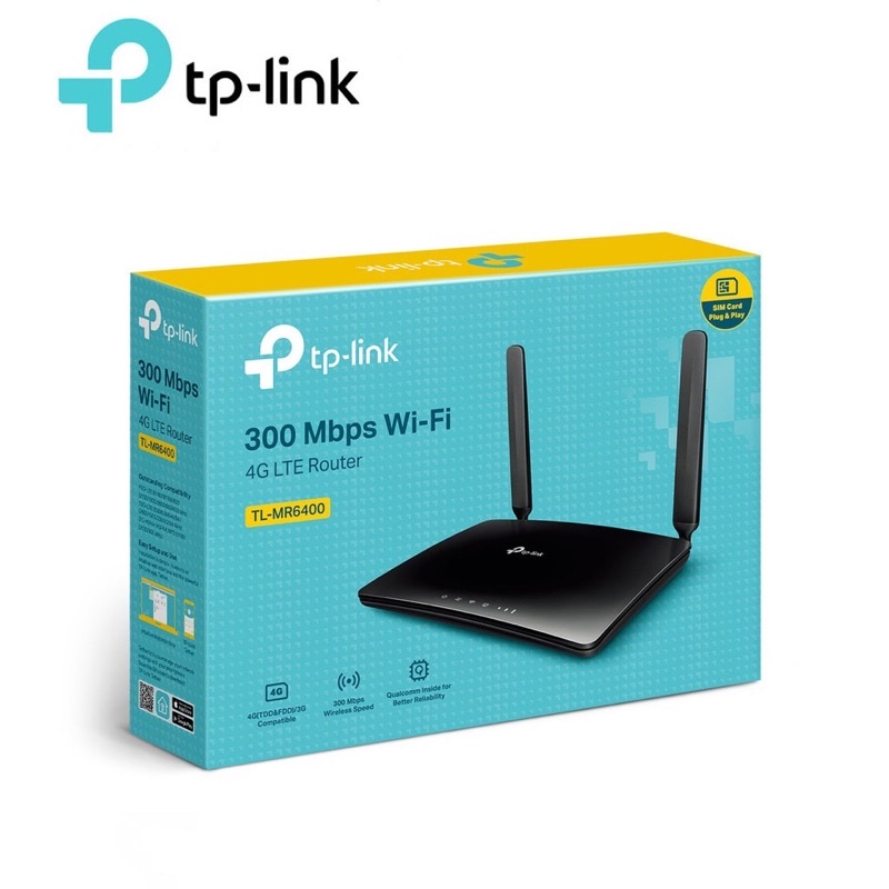 TP-Link TL-MR6400 V5.20 เราเตอร์ใส่ซิม Wireless N 300Mbps 4G Router ...