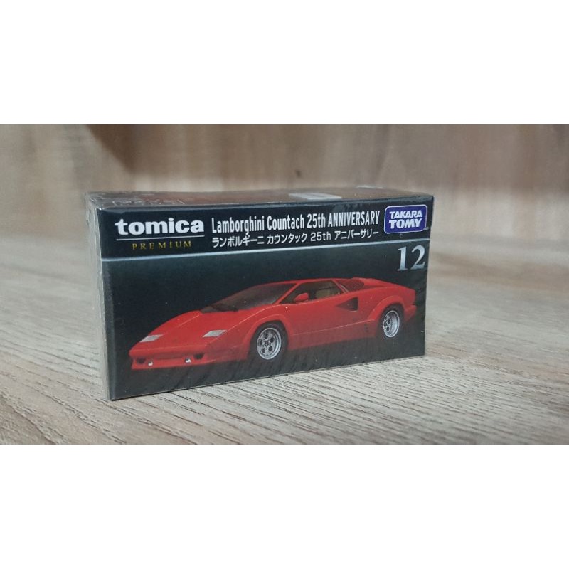 Tomica Premium No.12 Lamborghini Countach 25th Anniversary scale 1/61 ...