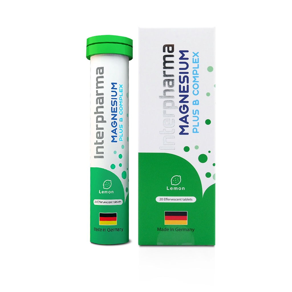 Interpharma Magnesium Plus B Complex 20เม็ด แมกนีเซียม พลัส บี ...