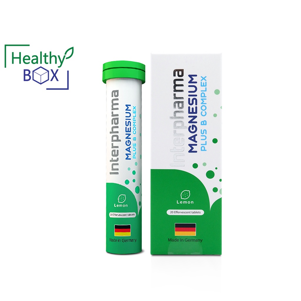Interpharma Magnesium Plus B Complex 20เม็ด อินเตอร์ฟาร์มา แมกนีเซียม ...