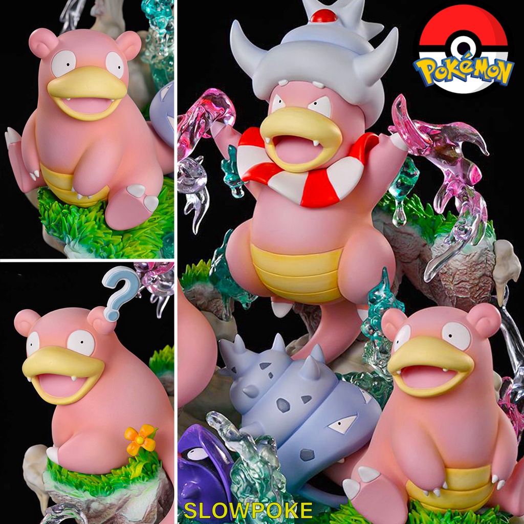Figure ฟิกเกอร์ MFC Studio Pokemon Evolution of Slowpoke Slowbro โปเก ...