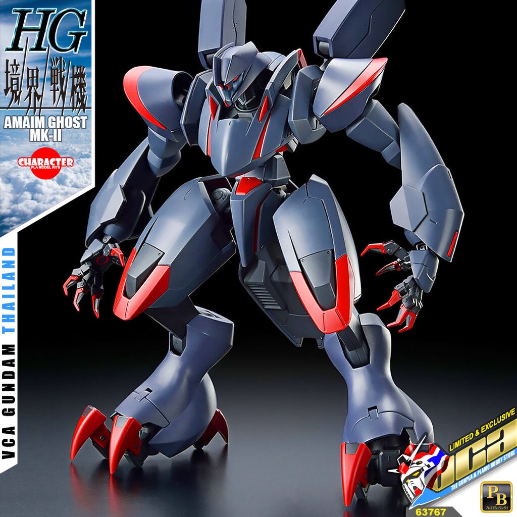 VCA ⭐️ PREMIUM BANDAI KYOUKAI SENKI HIGH GRADE HG 1/72 AMAIM GHOST MK ...