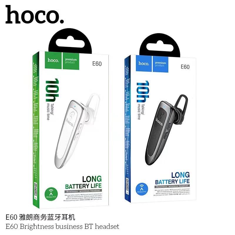 พร้อมส่ง Hoco E60 รุ่นใหม่ล่าสุด หูฟัง หูฟังบลูทูธ หูฟังไร้สาย 5.0 แบตเตอรี่ ทนนาน ของแท้100% ...