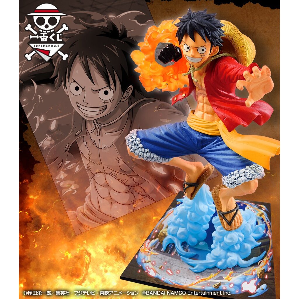 Luffy ของแท้ JP แมวทอง - Ichiban Kuji Banpresto [โมเดลวันพีช] | Shopee ...