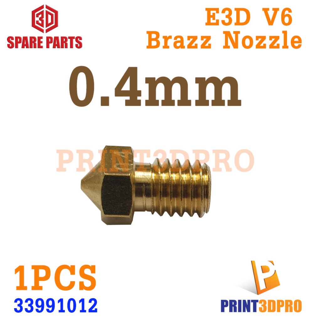 3D Spare Part Nozzle E3D V6 Brass Nozzle For Print วัสดุการพิมพ์ | Shopee Thailand