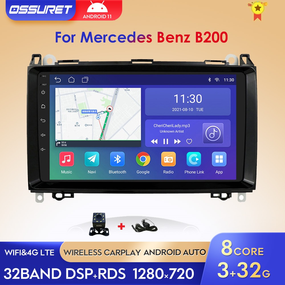 Car Multimedia Player Navigation GPS Radio for Mercedes Benz W169 W245 ...