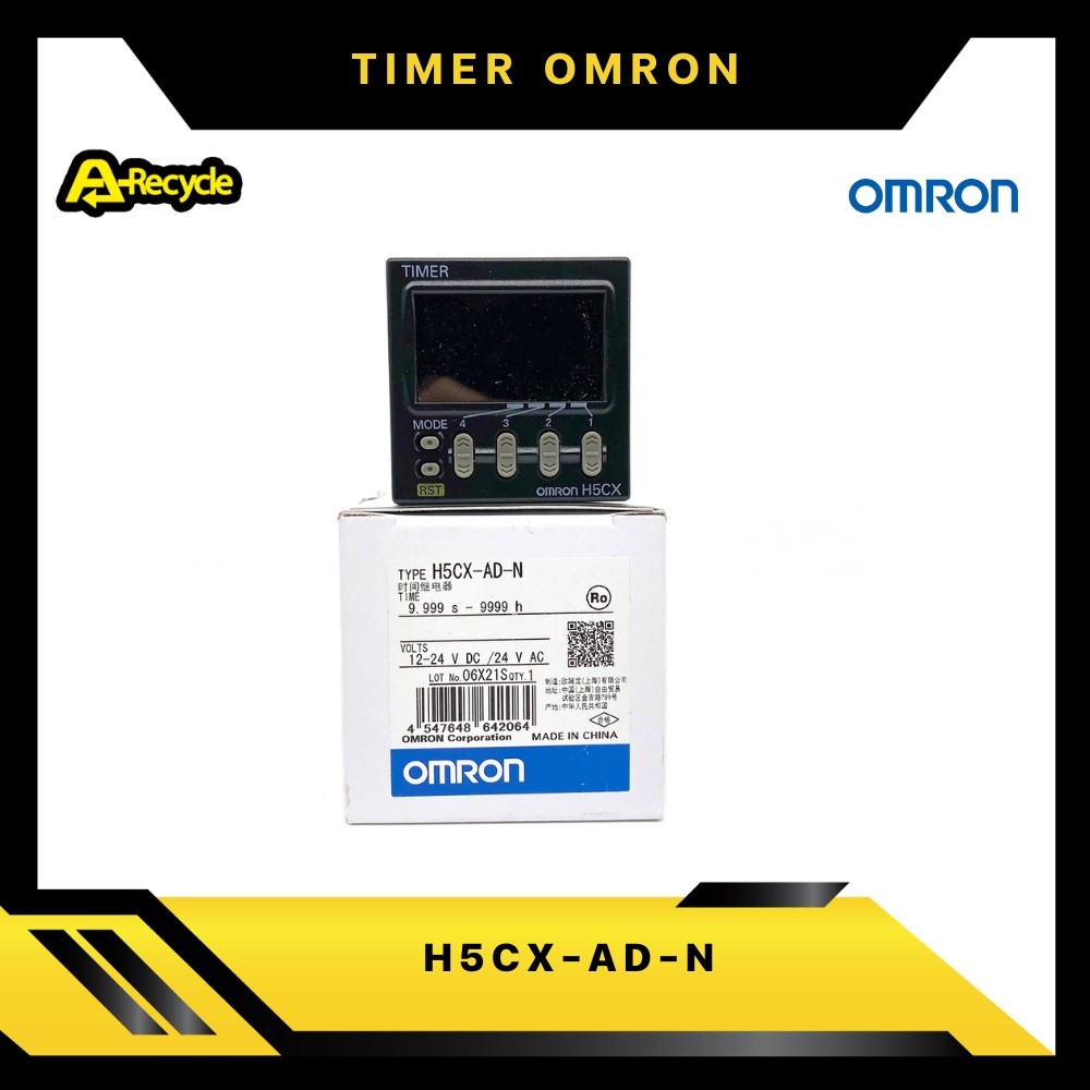 OMRON TIMER H5CX-AD-N 24DC/AC 48*48 | Shopee Thailand