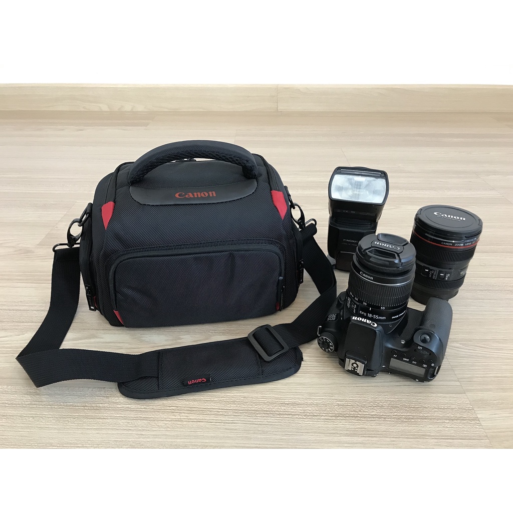 กระเป๋ากล้อง Canon 90D 80D 6D 6DII 5D3 5D4 7D 7DII 800D 850D 750D 760D 200D 200DII 250D 77D ...