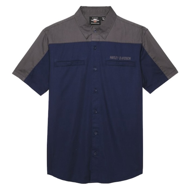 SALE!! เสื้อเชิ้ตผู้ชายลิขสิทธิ์แท้จาก Harley Davidson 96567-22VM ...