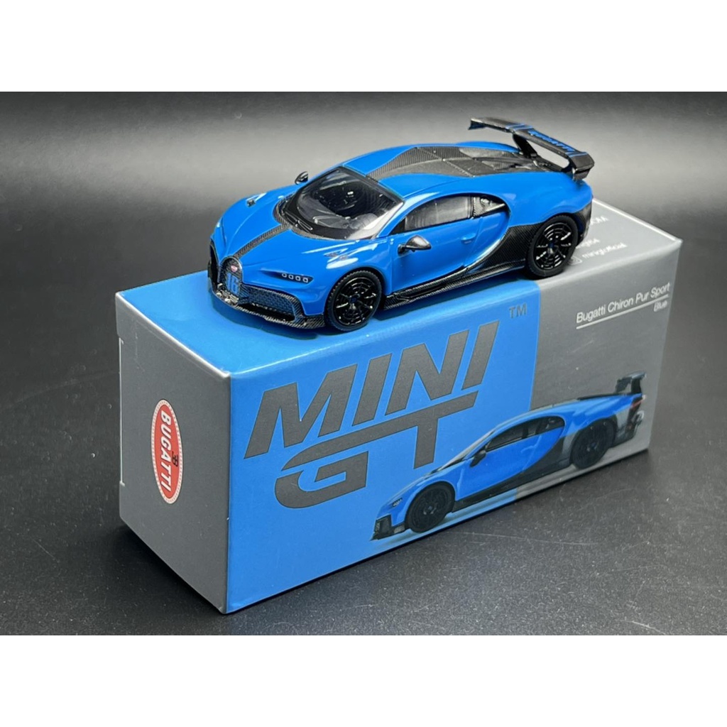 MINI GT / Bugatti Chiron Pur Sport Blue | Shopee Thailand