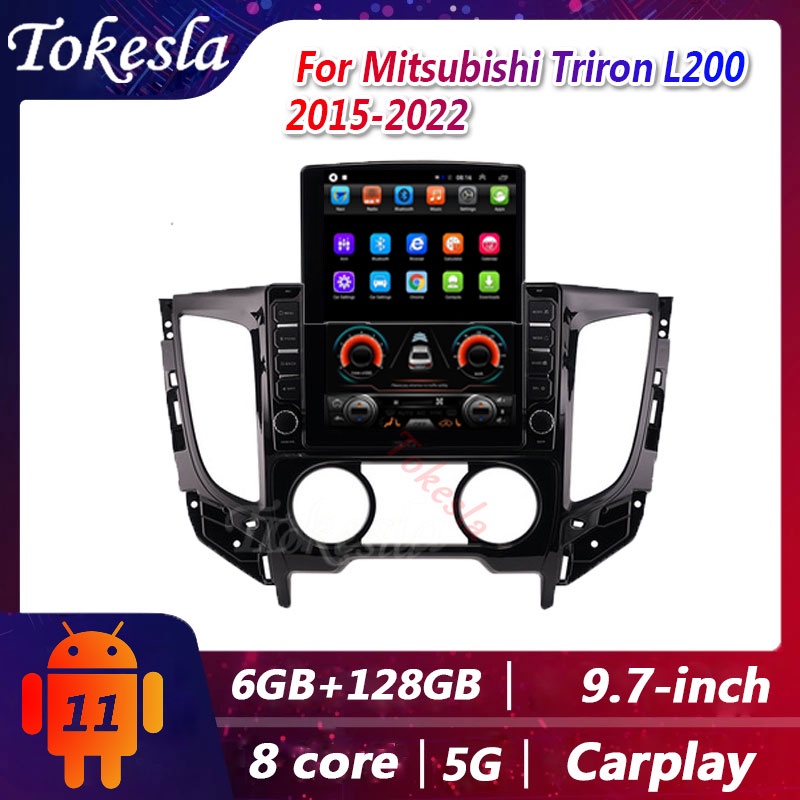 Tokesla For Mitsubishi Triton L200 Android Car Radio Multimedia Dvd ...
