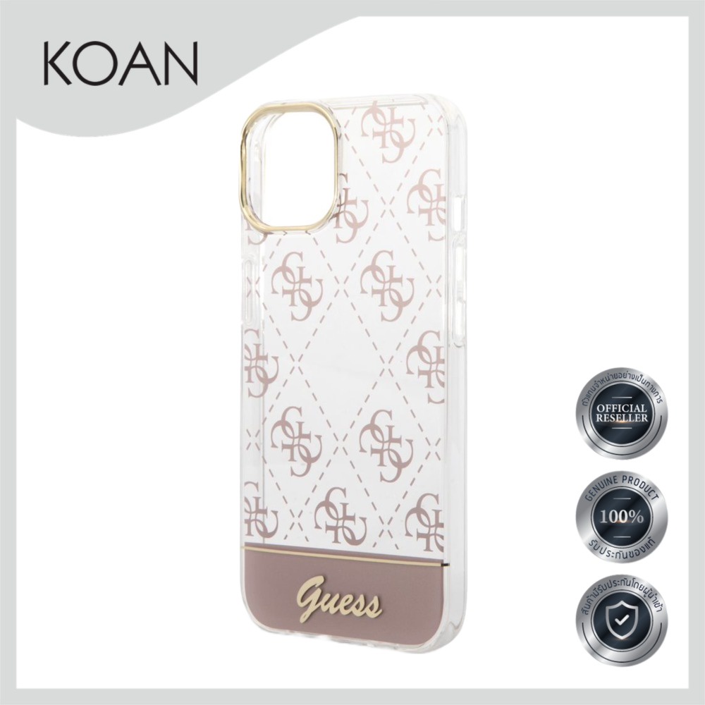 GUESS G Pattern Edition for iP 14 / 14 Pro Max - Pink | Shopee Thailand