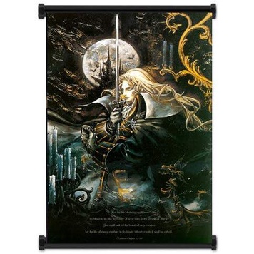 Castlevania Symphony of The Night Game Fabric Wall Scroll Poster x นิ้ว ...