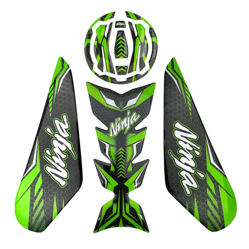 Motorcycle Tank Pad Protector Sticker Decal Fuel Knee Grip Traction ...