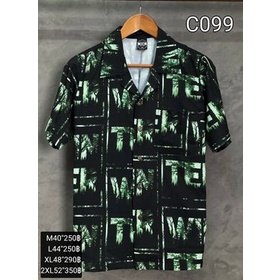 เสื้อฮาวาย ผ้าไหมอิตาลี รหัส C099 | Shopee Thailand