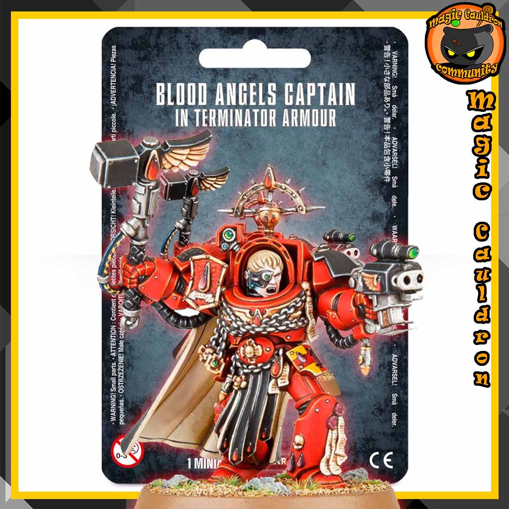 Blood Angels Captain In Terminator Armour Warhammer 40000 | Shopee Thailand