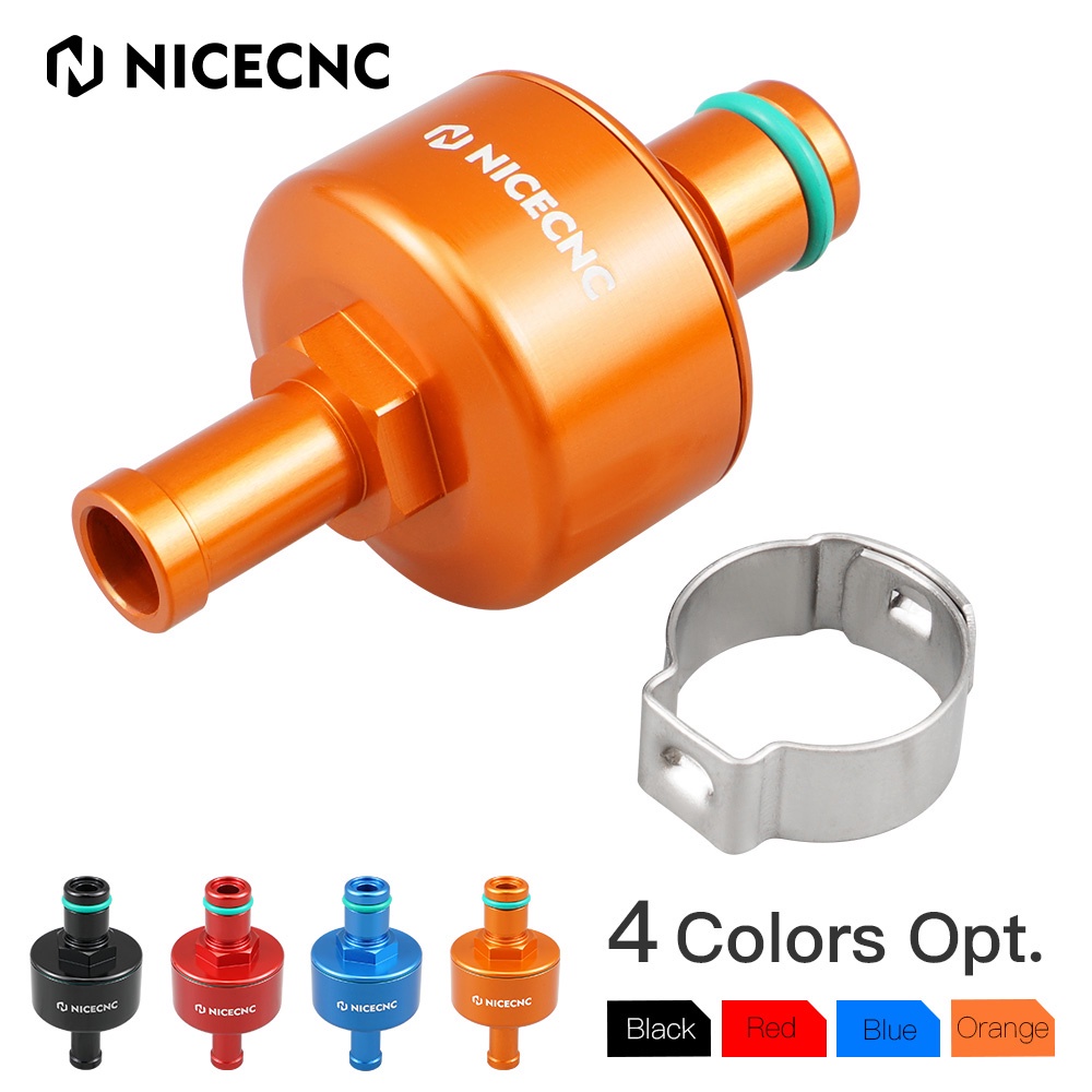 NiceCNC Motocross Aluminum Oil Tank Fuel Filter For KTM 250-500 SXF XCF ...