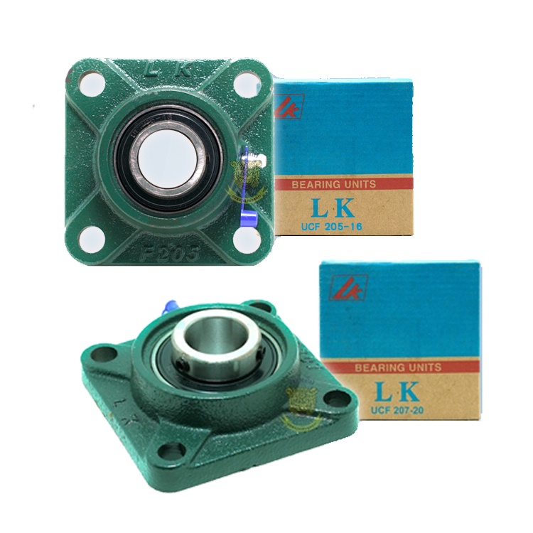ตลับลูกปืนตุ๊กตา หน้าแปลนสี่เหลี่ยม LK UCF 205-16 207-20 รู 1 - 1 1/4 นิ้ว | Shopee Thailand