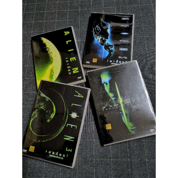 DVD แผ่นค่าย CVD ยกชุด 1-4 ภาพยนตร์สยองขวัญไซไฟสุดระทึก "Alien / เอ ...