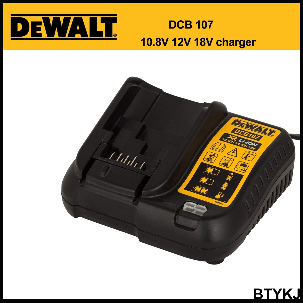 เครื่องชาร์จแบตเตอรี่ Dewalt DCB107 10.8V 18V | Shopee Thailand