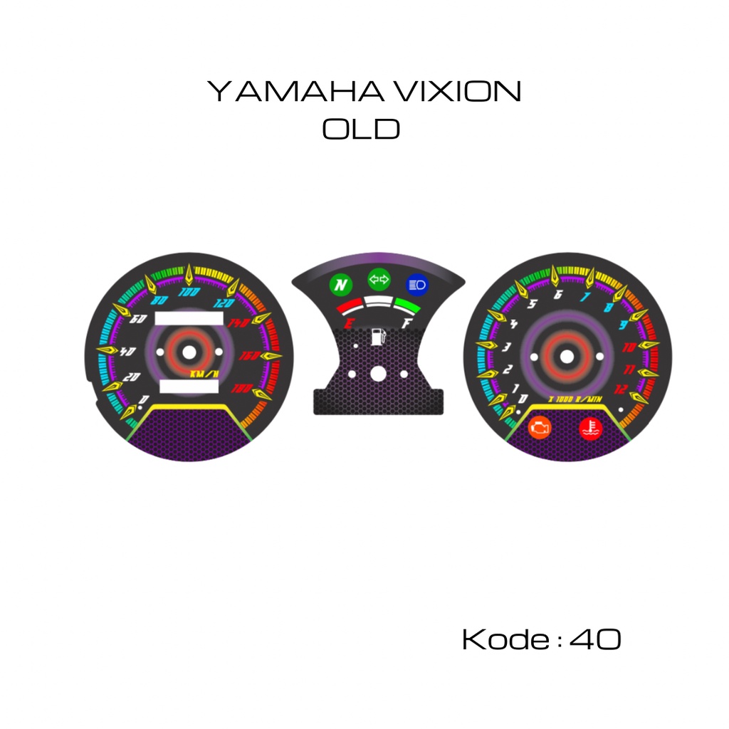 YAMAHA VIXION OLD SPEEDOMETER บอร์ดแผงปรับแต่ง | Shopee Thailand