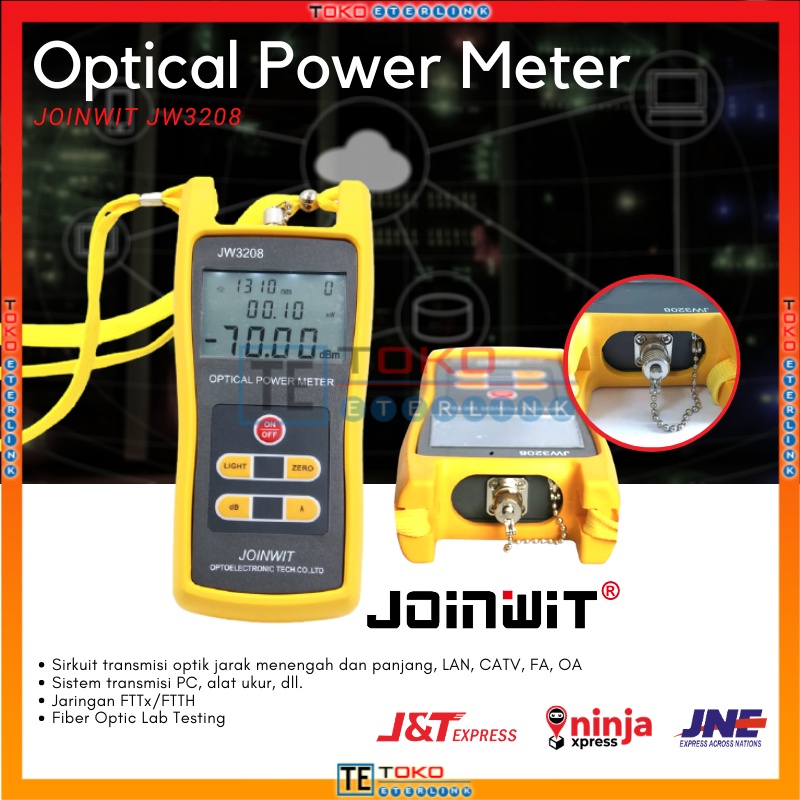 Opm JOINWIT JW3208 เครื่องทดสอบสายไฟเบอร์ออปติก OPM JW3208C | Shopee ...