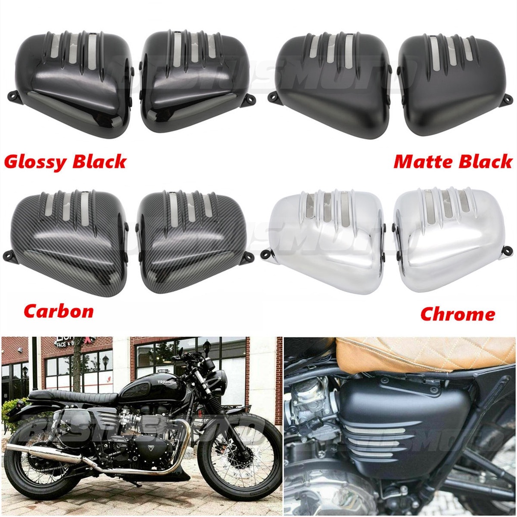 Motorcycle ABS Plastic Side Panels Fairing Battery Cover For Triumph ...