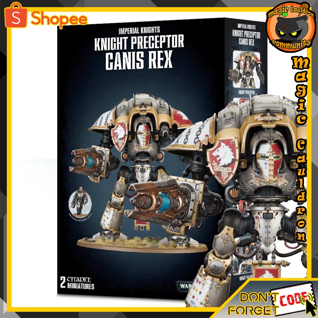 Imperial Knight Preceptor Canis Rex Questoris Warhammer 40000 | Shopee ...