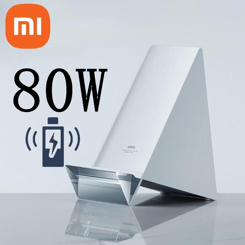 Original 80W Xiaomi Wireless Charger QI QC 4.0 Turbo Charge 120W Fast ...
