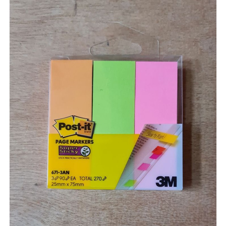 กระดาษ post-it 3M เบอร์ 671-3AN SSN 1"×3" | Shopee Thailand
