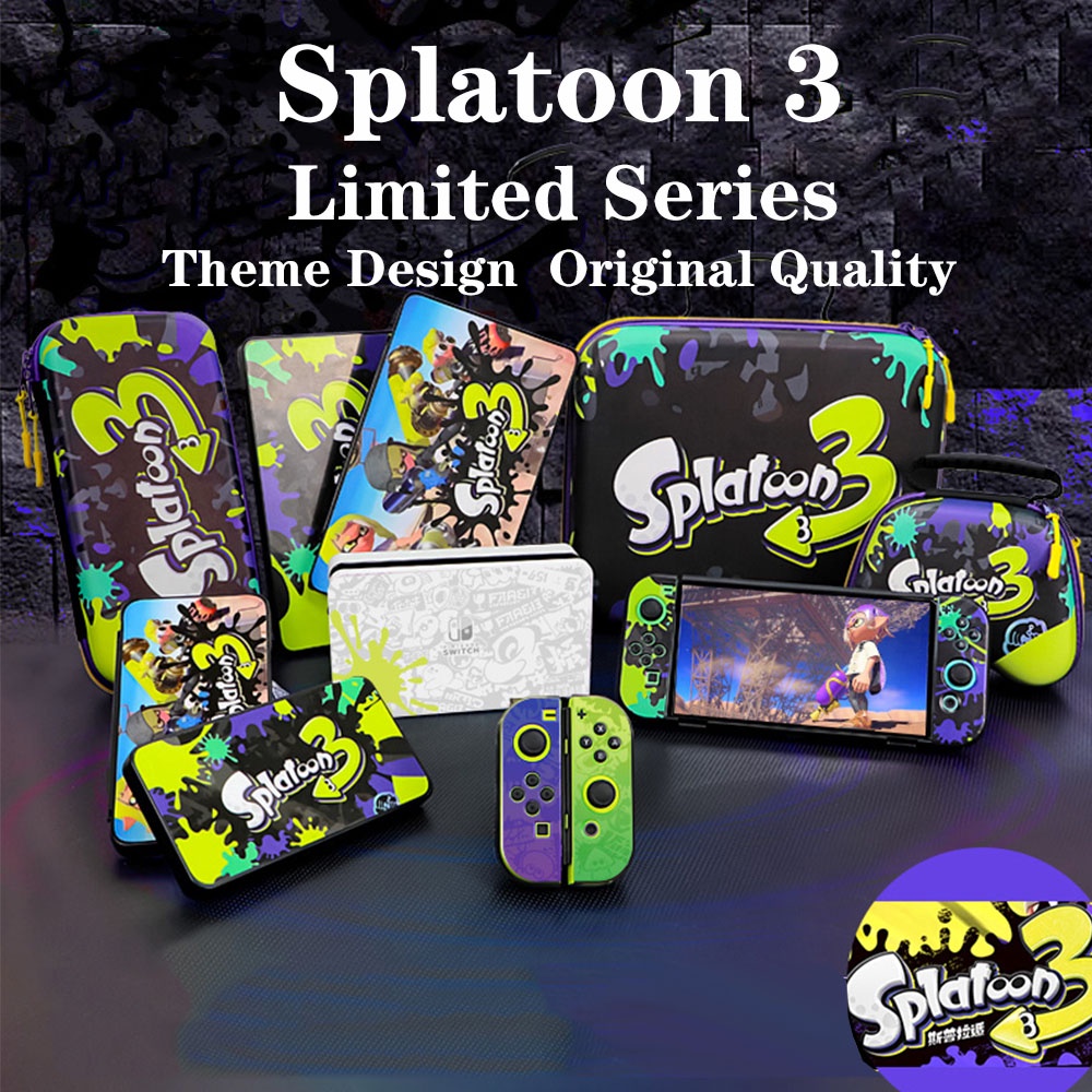 เคสป้องกัน ธีม Nintendo Switch Splatoon 3 สําหรับ Switch V1 V2 OLED ...