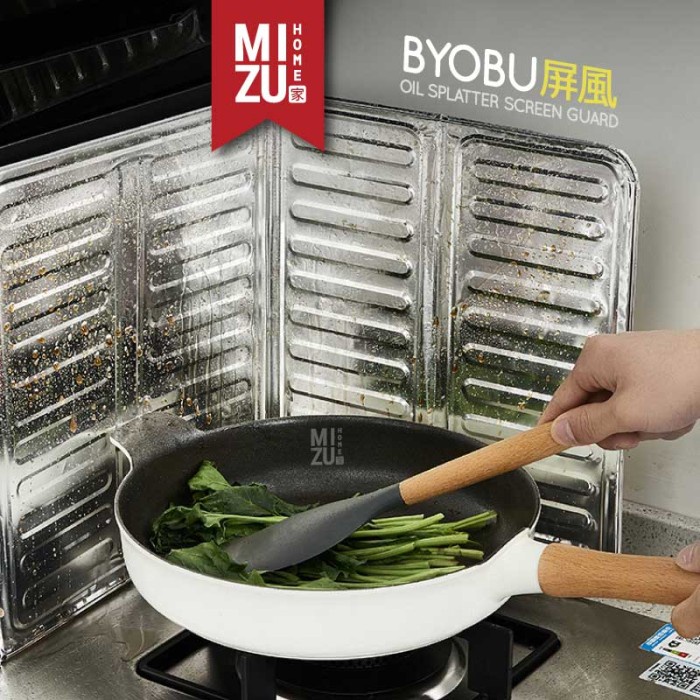 ลายาร์ BYOBU Oil Splatter Guard Anti-Splash Oil Splash Protector Screen ...