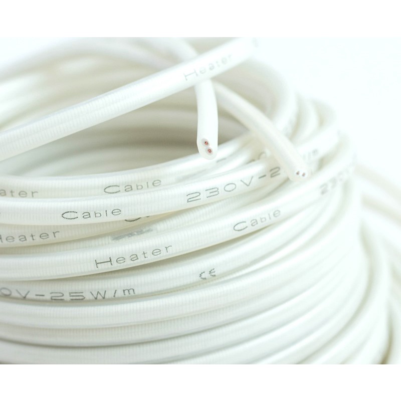 สายฮีตเตอร์ 40 วัตต์ Flexelec FTSO Heater Cable 40W/M 230V ***สั่งซื้อมากกว่า 1 เมตร แจ้งความยาว ...