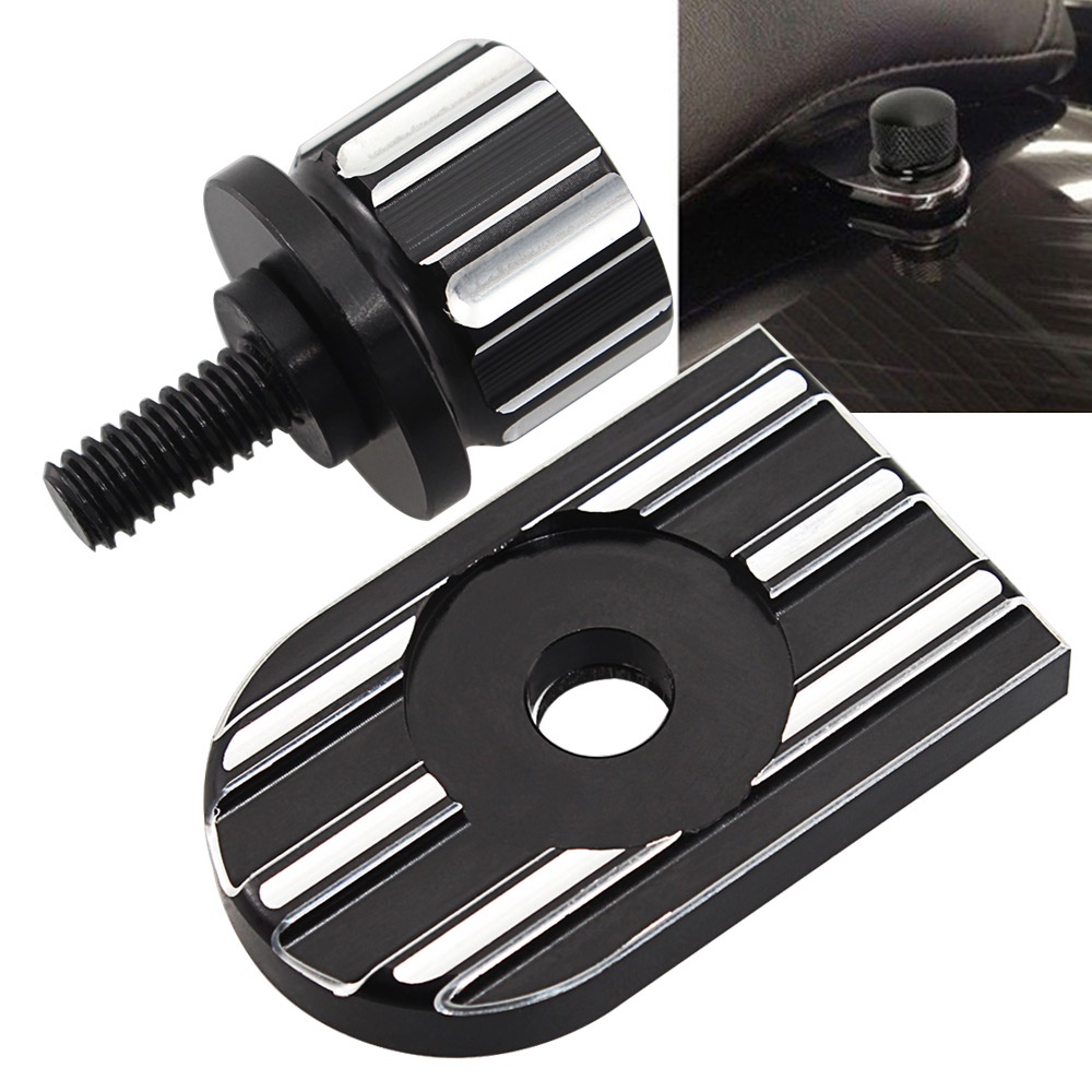 Motorcycle Seat Bolt Tab Screw Mount Knob Cover for Harley Sportster ...