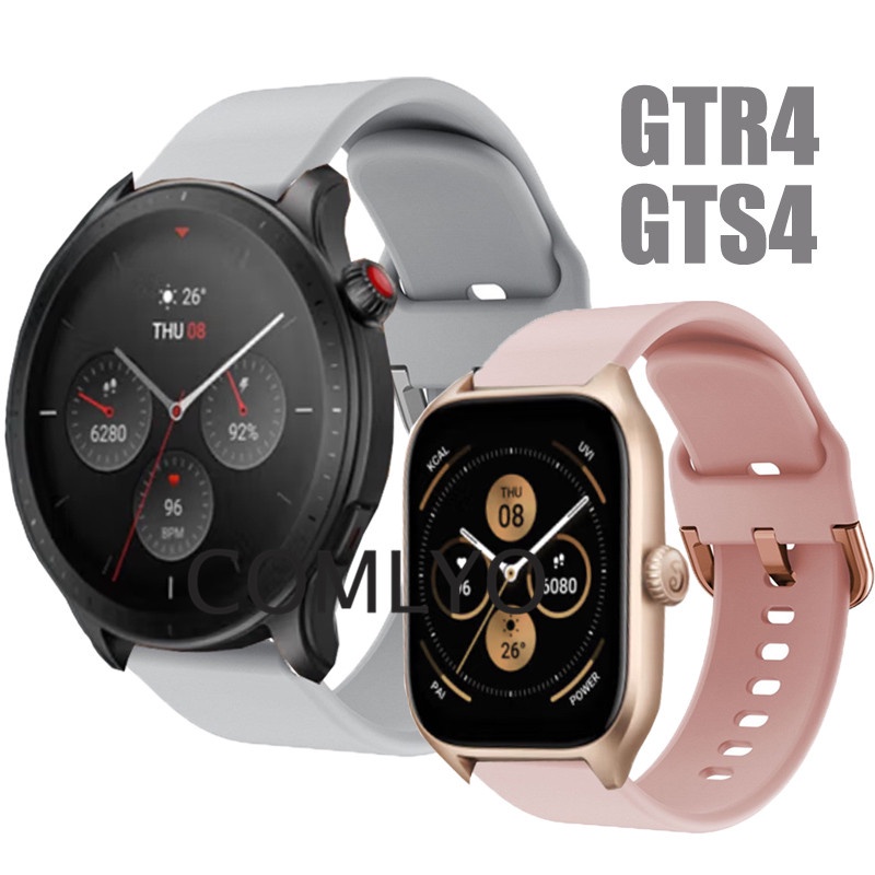 สายนาฬิกาข้อมือซิลิโคน แบบนิ่ม สําหรับ Amazfit GTR 4 GTR4 GTS4 | Shopee Thailand