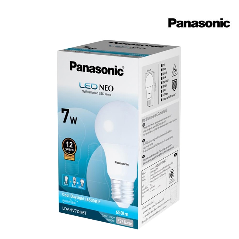 [ทักแชทรับโค้ด] Panasonic LED NEO Bulb หลอดไฟแอลอีดี รุ่น NEO ขั้ว E27 ...