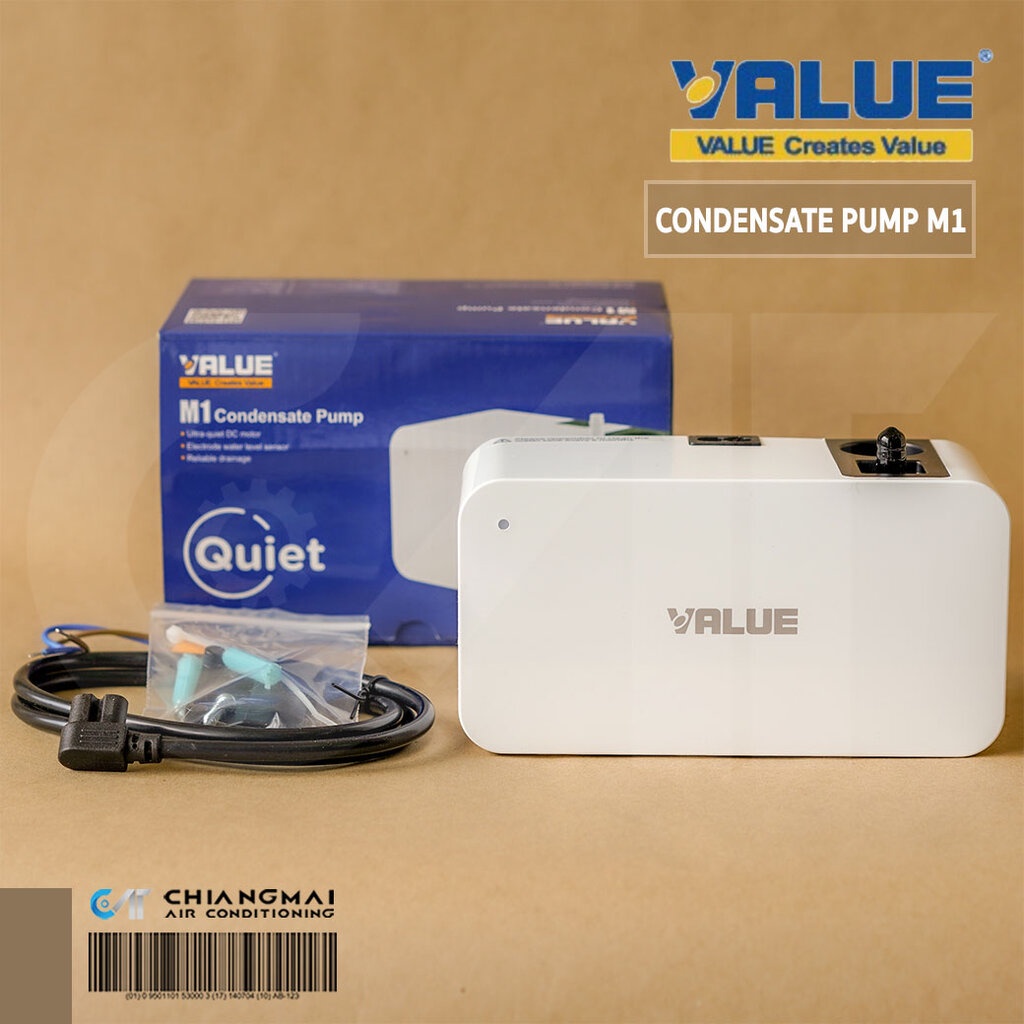 ปั้มน้ำทิ้งแอร์ (กาลักน้ำ) VALUE M2 Condensate Pump (สินค้าเป็นรุ่น M2 ตัวใหม่) | Shopee Thailand