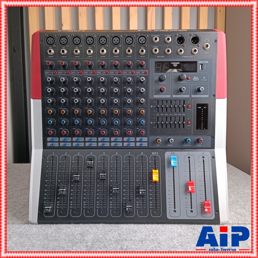 MICROTECH MP-8 powermixer เพาเวอร์มิกเซอร์ 8 ช่อง เอฟเฟคแท้ 99 โปรแกรม ...