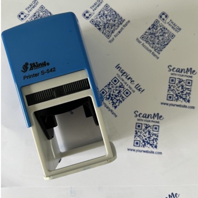 QR Code Stamp, Social Media Stamp, Instagram Stamp, Business Stamp ...