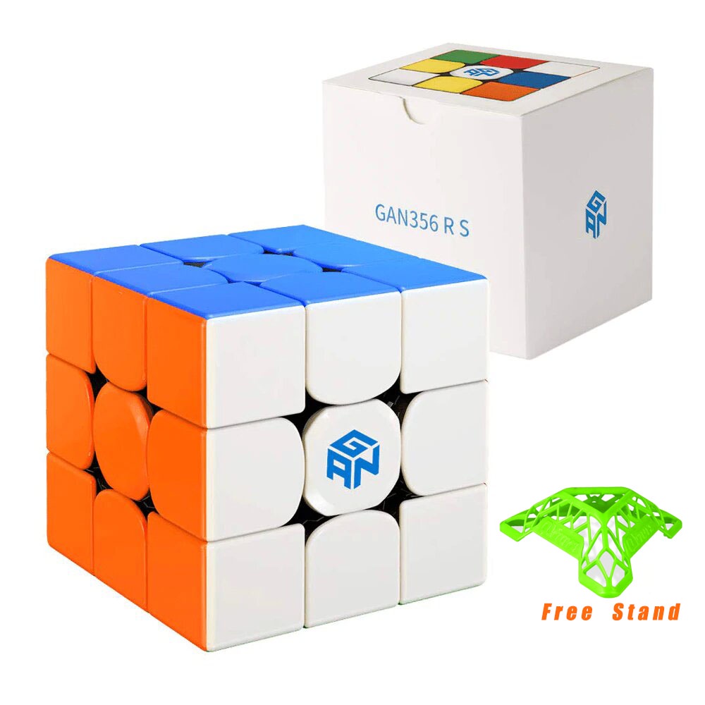 ஐ๑GAN 356RS Speed Cube Gans 356R 3x3 Stickerless Gan356 RS 3x3x3 ...